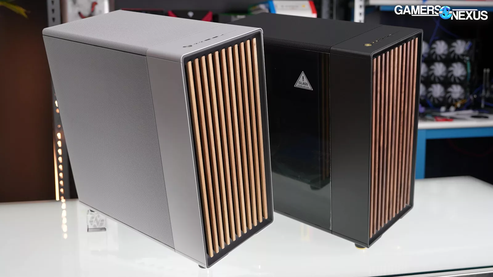 Fractal North XL Case Review & Benchmarks: Wood Panels & Mesh | GamersNexus