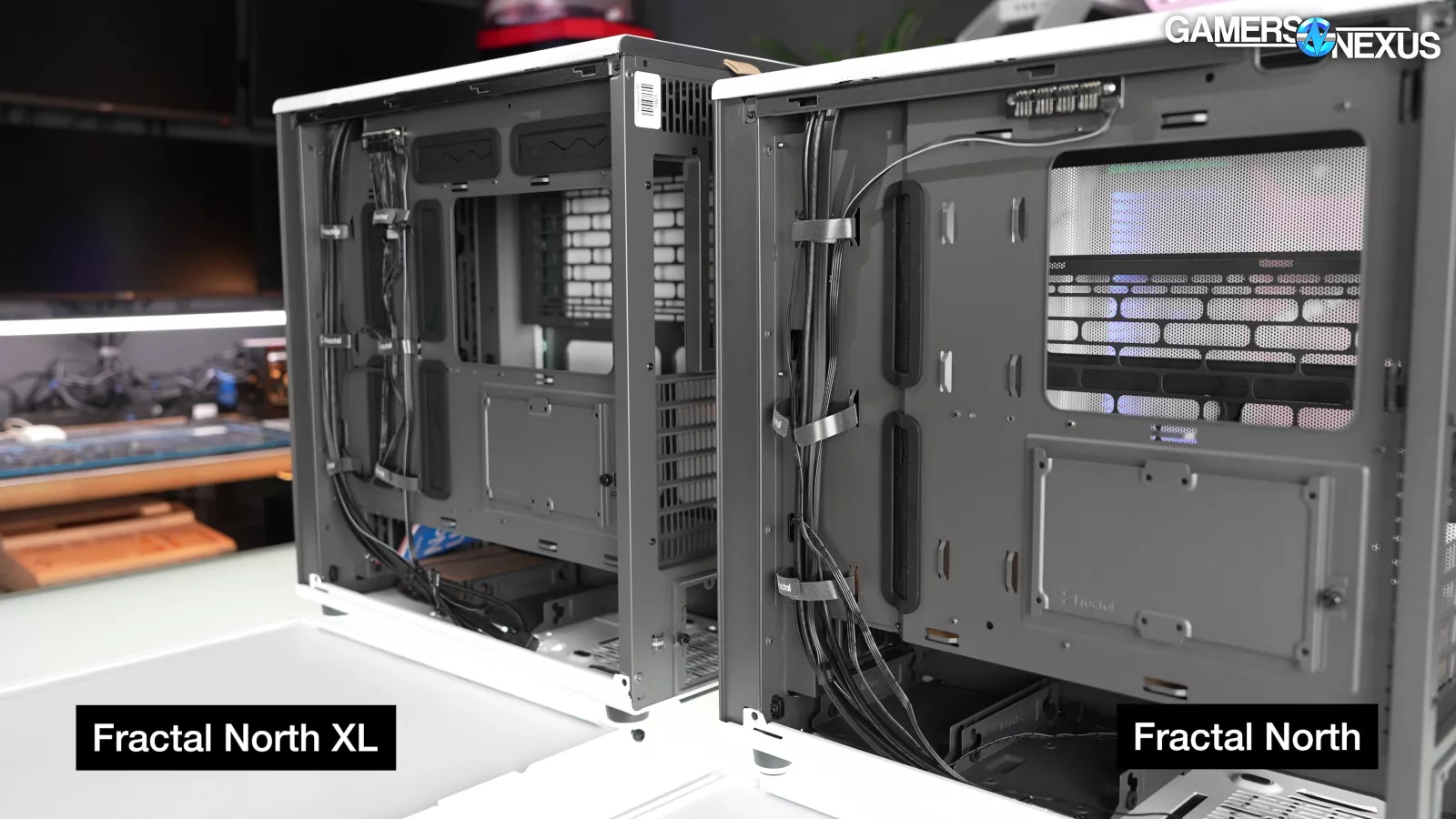 Fractal North XL Case Review & Benchmarks: Wood Panels & Mesh | GamersNexus