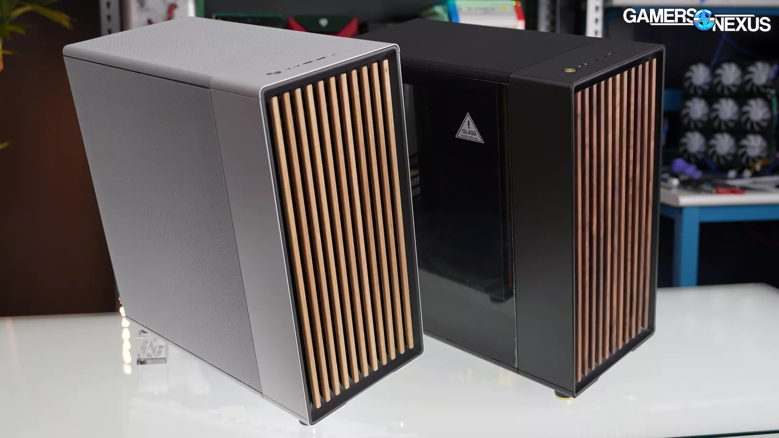Fractal North XL Case Review & Benchmarks: Wood Panels & Mesh | GamersNexus