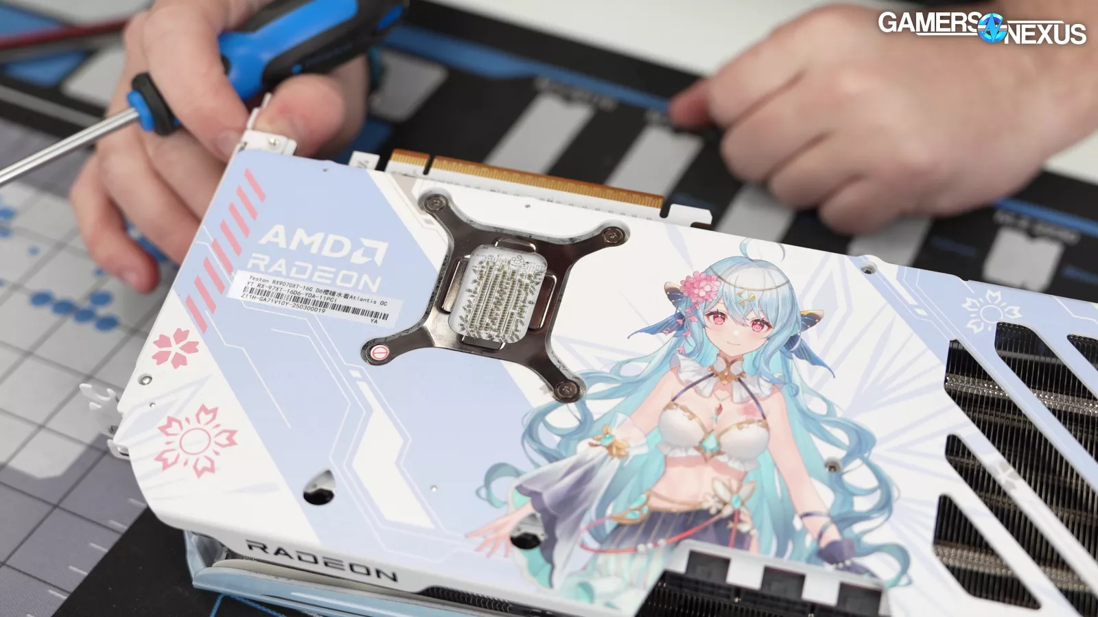 Wild Design: Yeston RX 9070 XT "Waifu" Sakura Sugar Atlantis GPU Review ...